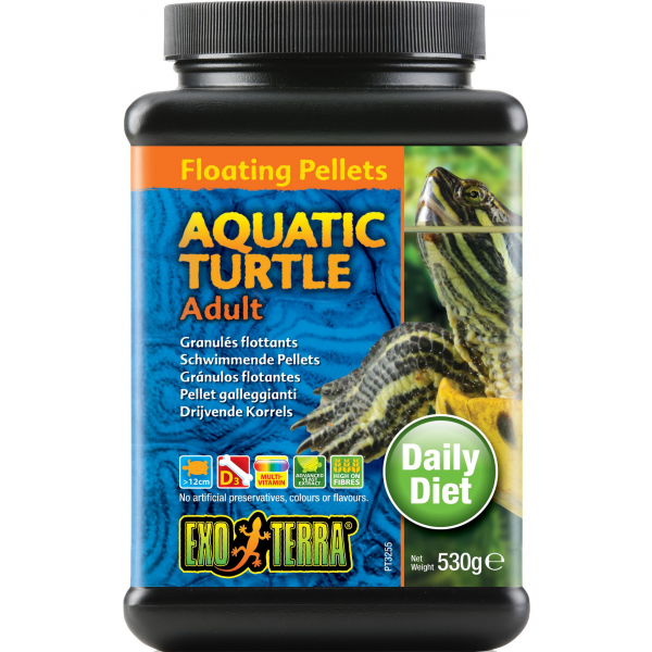 Exo Terra Turtle Food Adult Floating Pellets | Reptile Creative